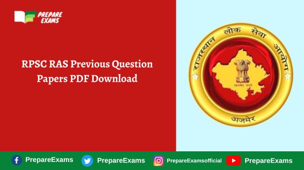 RPSC RAS Previous Question Papers PDF Download - EducateBee