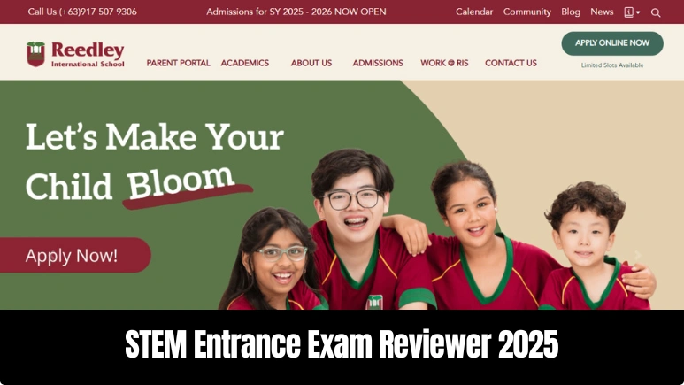 STEM Entrance Exam Reviewer 2025-2026 | Senior High School Entrance ...